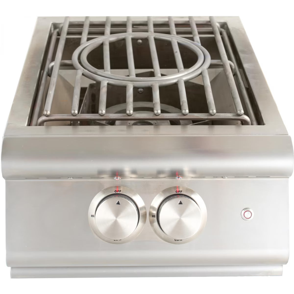 Blaze LTE Built-In Natural Gas High Performance Power Burner w/ Wok Ri